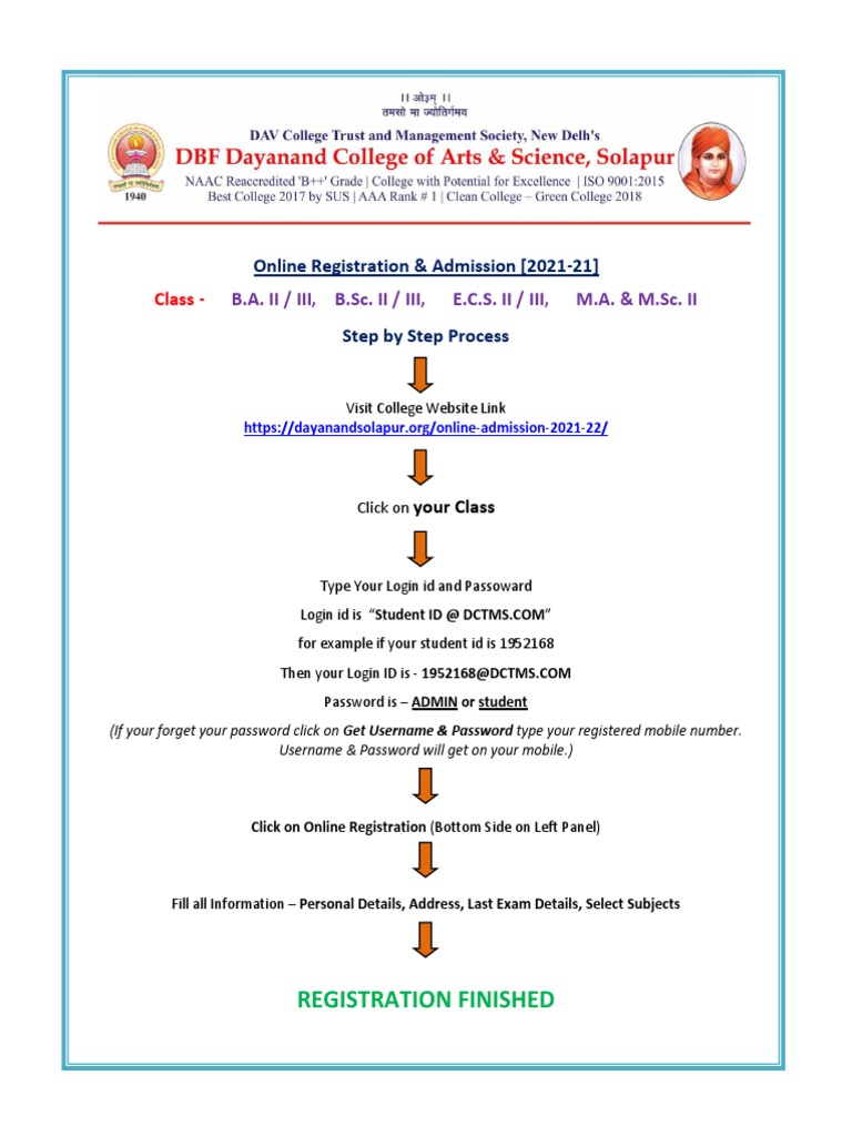 Online Admission Process | PDF | Finance & Money Management