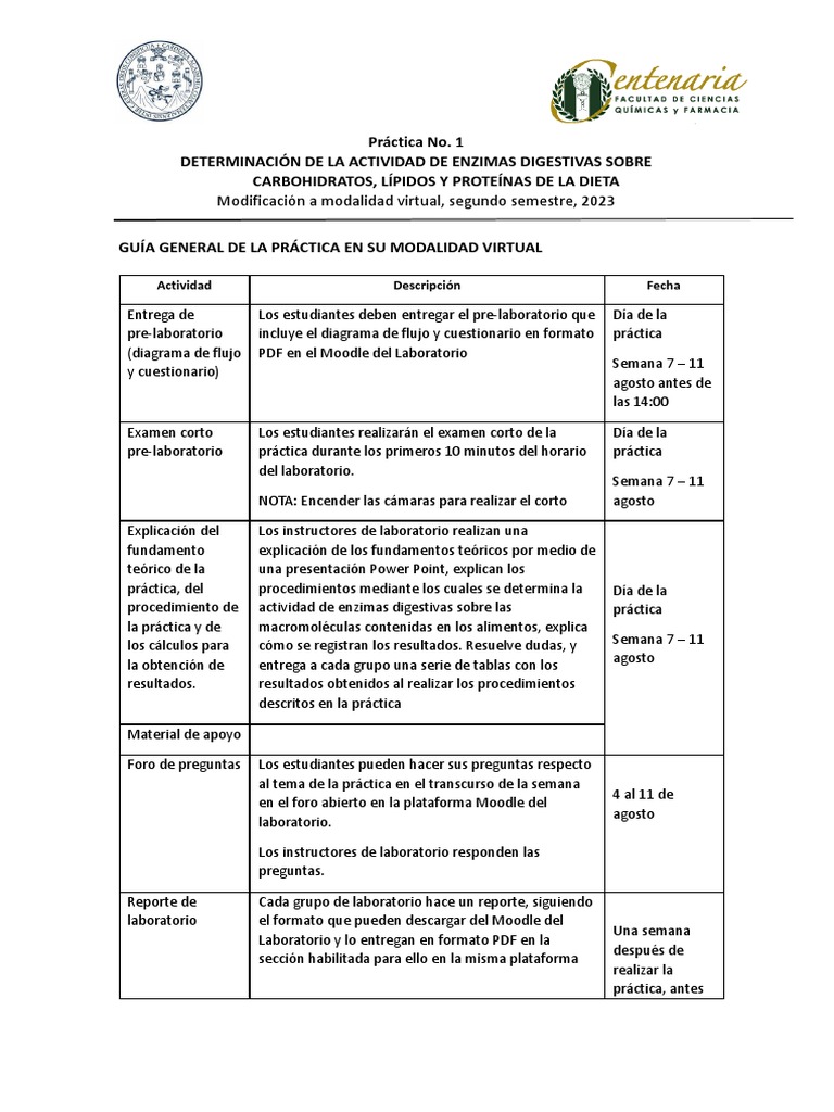 Práctica1 DigestiónMacromoléculas | PDF | Digestión | Péptido