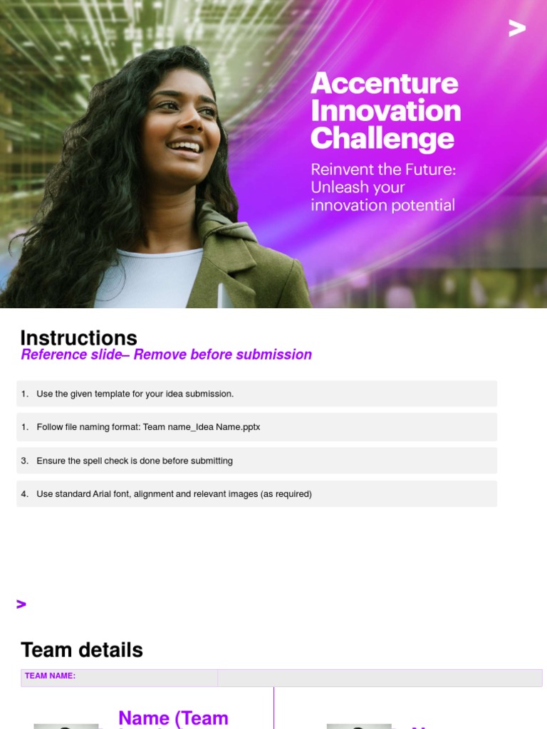 Idea Submission Template For B-School Students | PDF