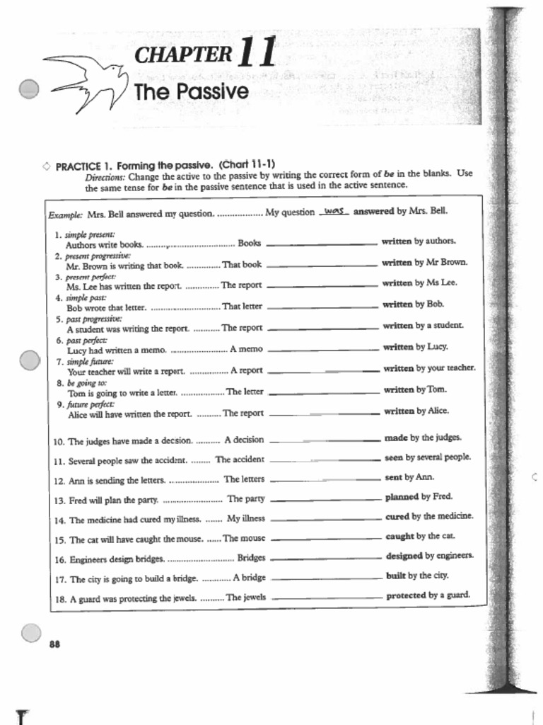 Passive Homework W - Answers | PDF