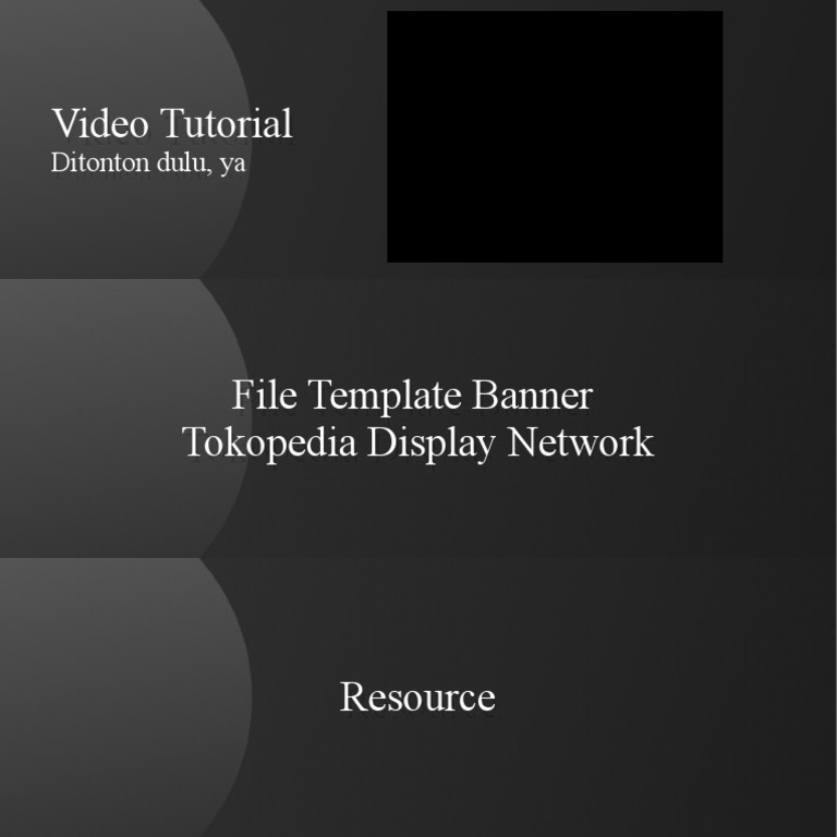 Tokopedia Display Network - Banner Template | PDF