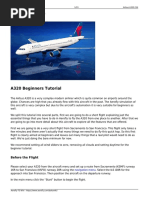A320 Full Flight Tutorial Guide | PDF | Avionics | Spaceflight Technologies