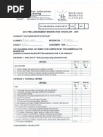 Pre-Assessment Moderation Tool Guide | PDF | Cognition