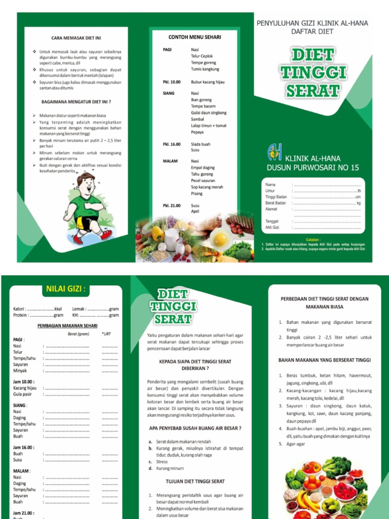 DIET TINGGI SERAT | PDF