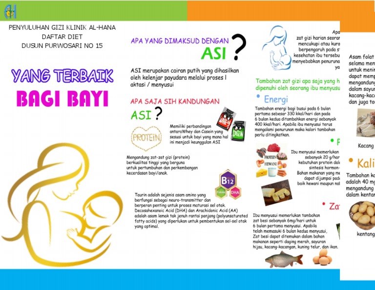 Leaflet Ibu Menyusui | PDF
