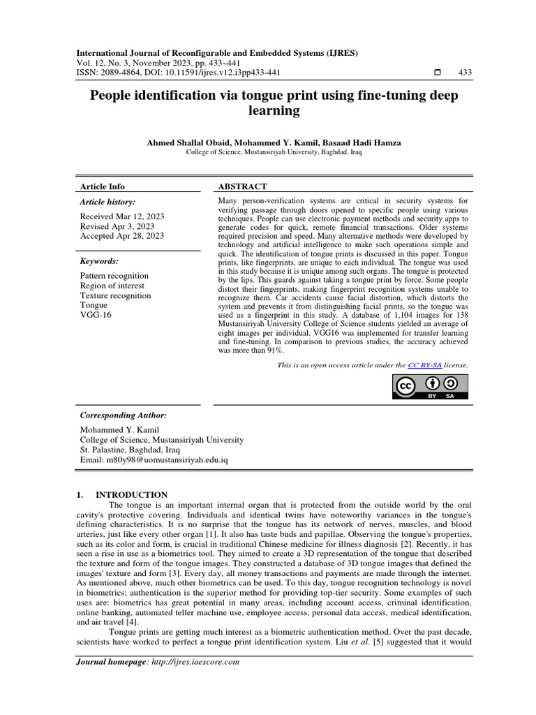 People Identification Via Tongue Print Using Fine-Tuning Deep Learning ...
