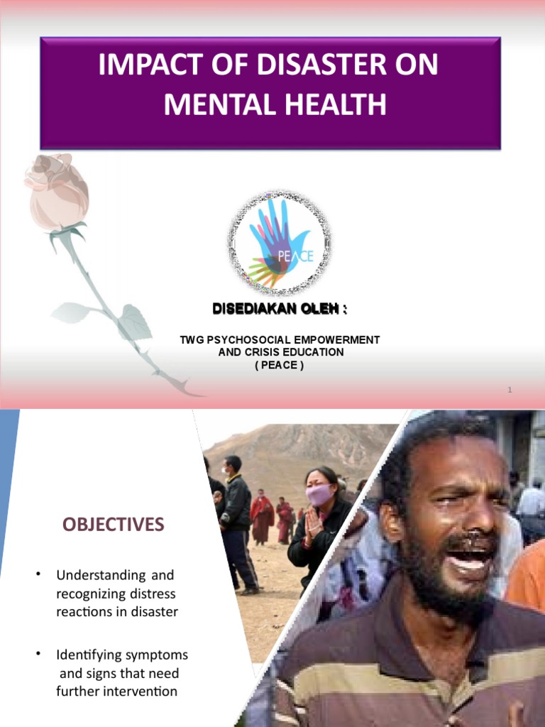 Disaster's Psychological Impact on Health | PDF | Psychological Trauma ...