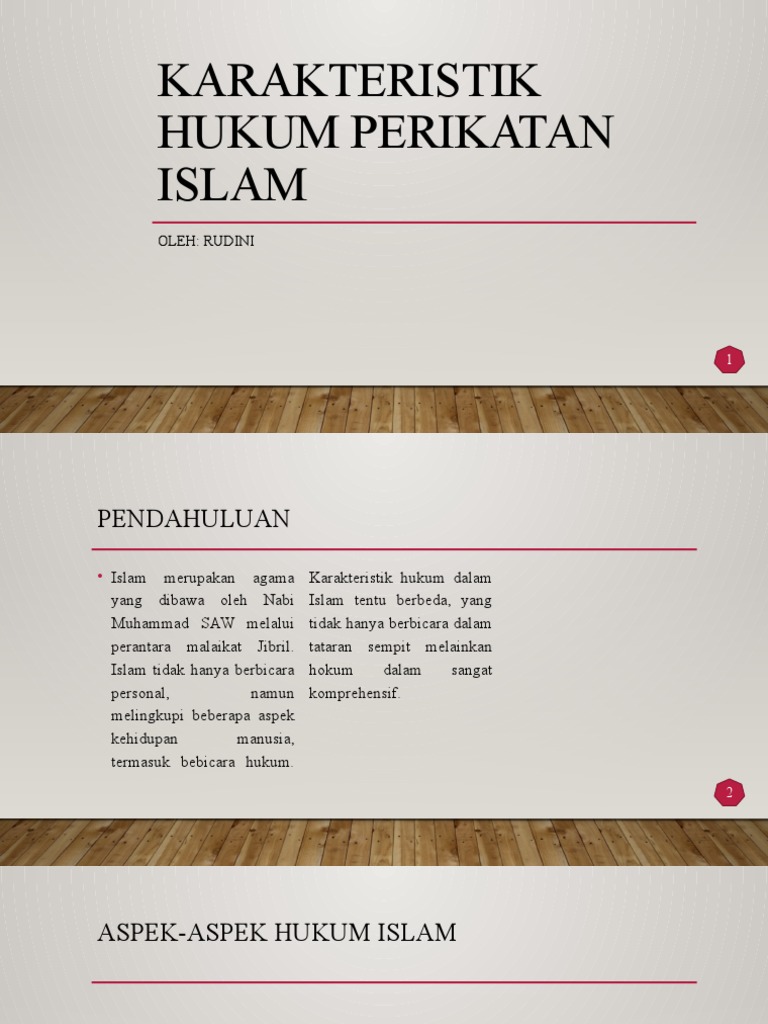 Karakteristik Hukum Perikatan Islam | PDF
