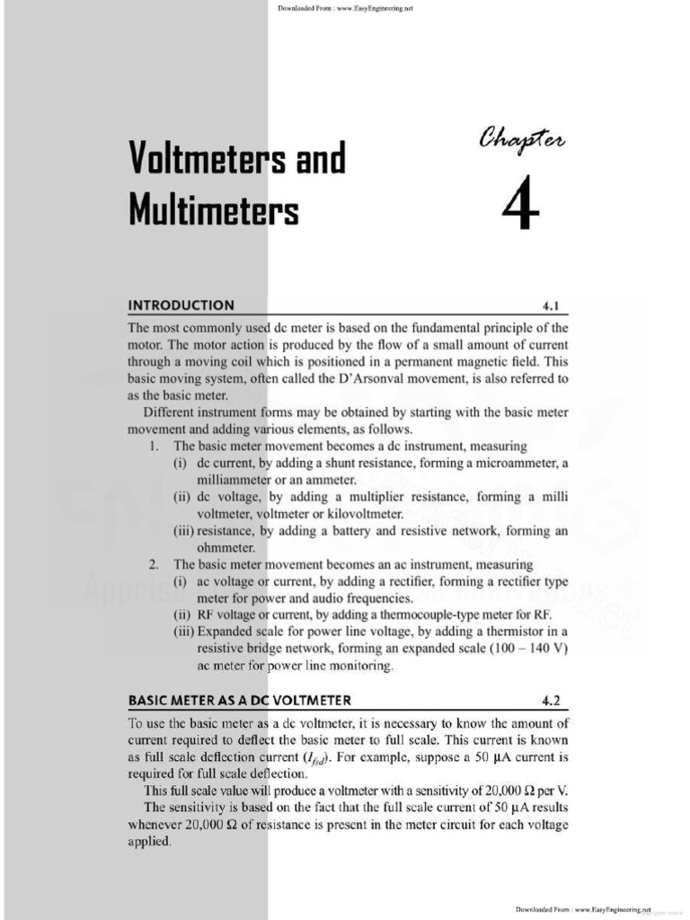 Voltmeter | PDF
