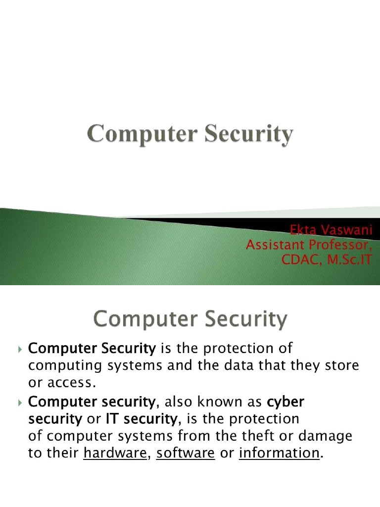 Computer Security | PDF