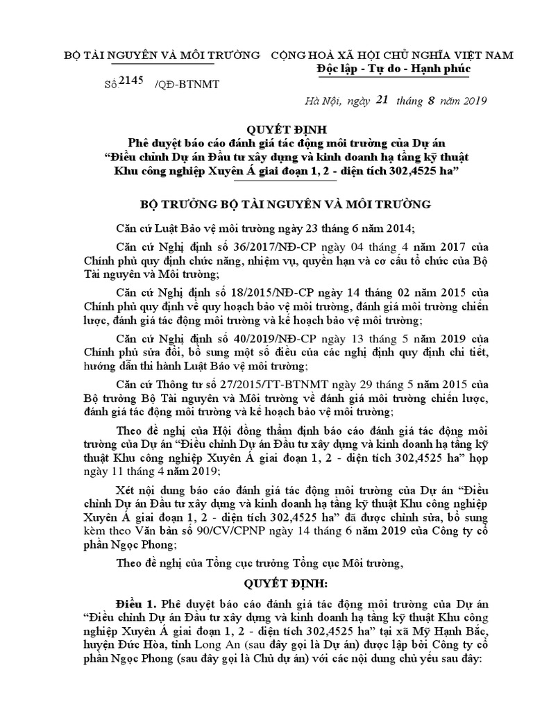 2145 QD BTNMT - Signed | PDF