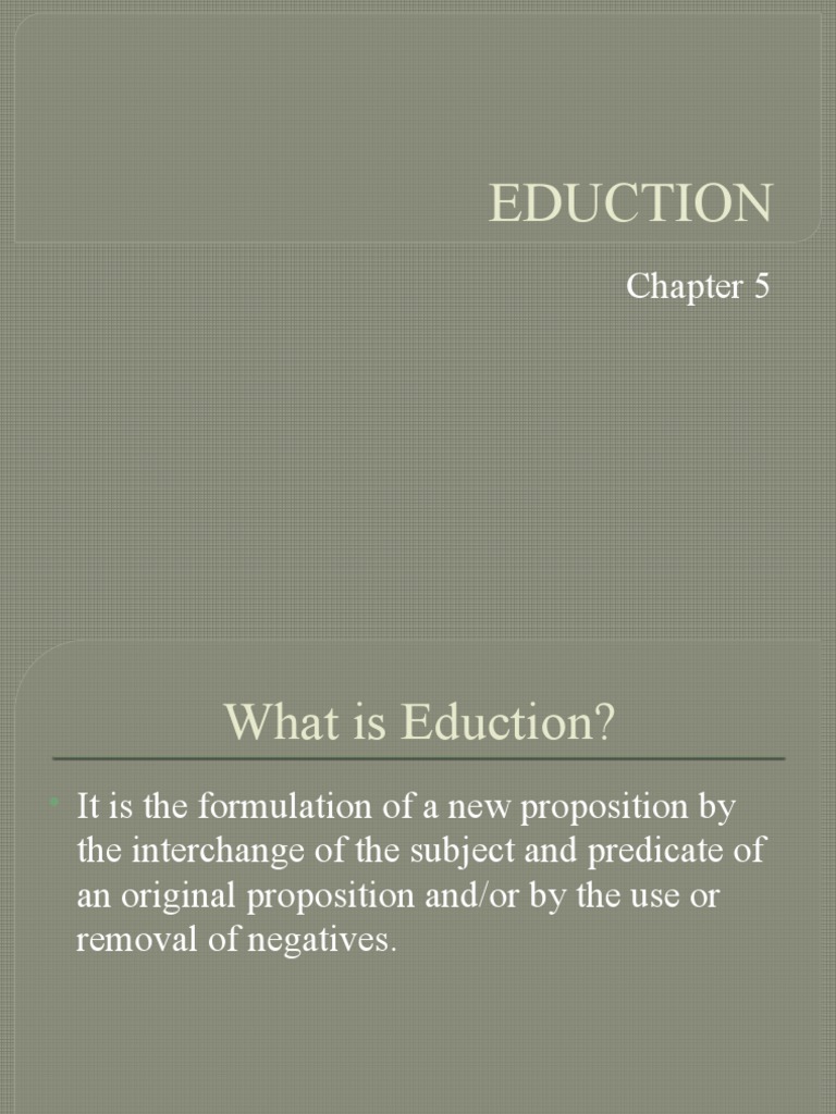 Eduction | PDF