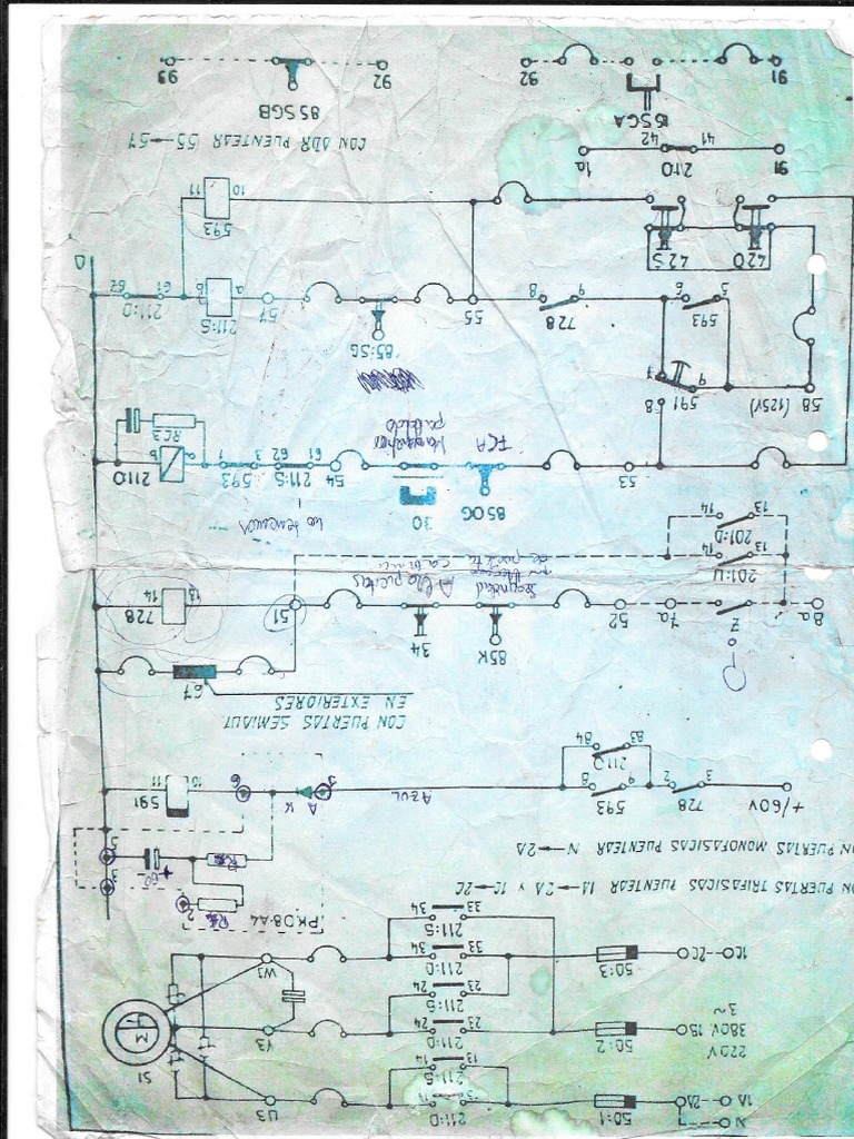 Esquemas PB 1v 2v y P1 Selector SIL | PDF