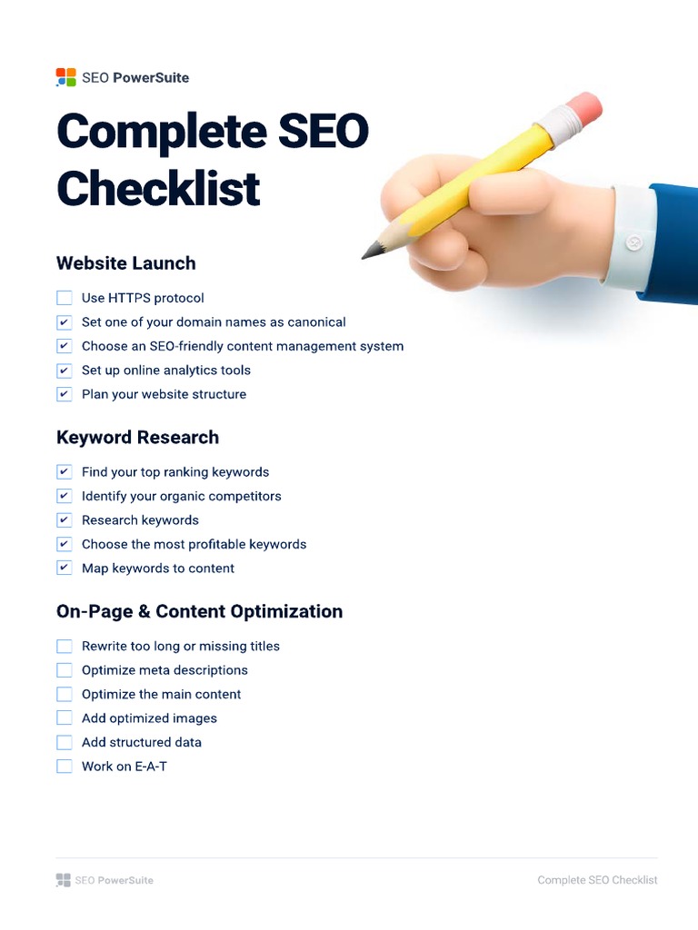 T NG H P SEO Checklist | PDF