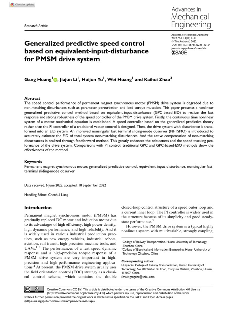 02 Huang-Et-Al-2022-Generalized-Predictive-Speed-Control-Based-On ... 02 Huang-Et-Al-2022-Generalized-Predictive-Speed-Control-Based-On ...