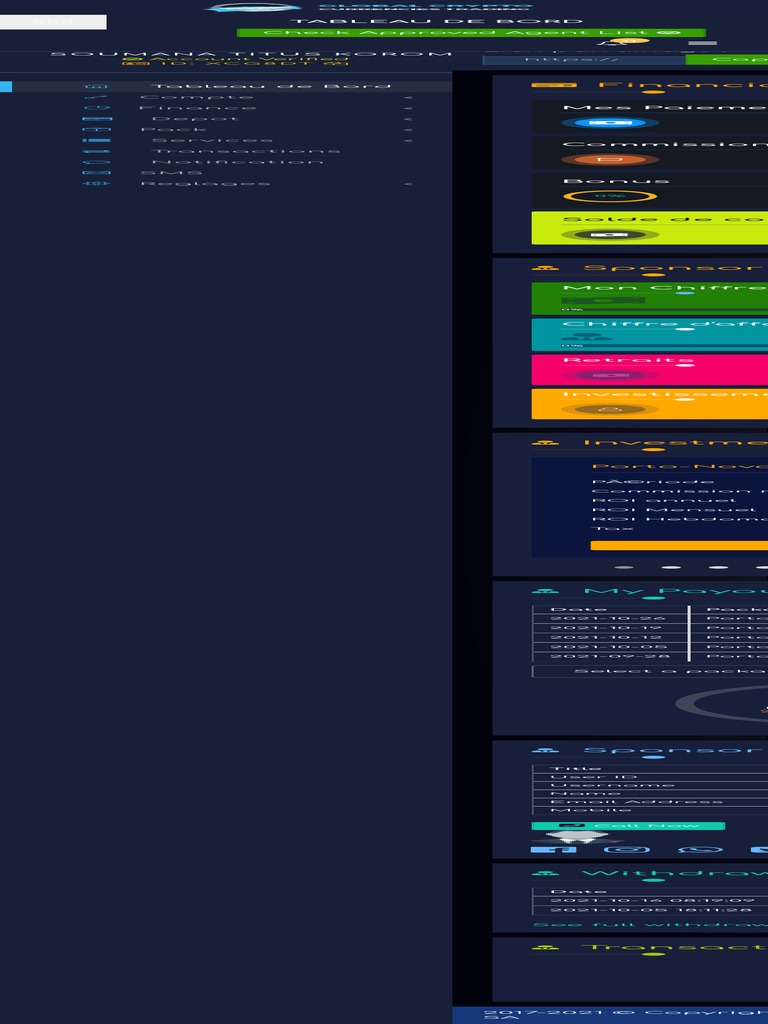 Liyeplimal Crypto Currency MLM System - Dashboard 2 | PDF