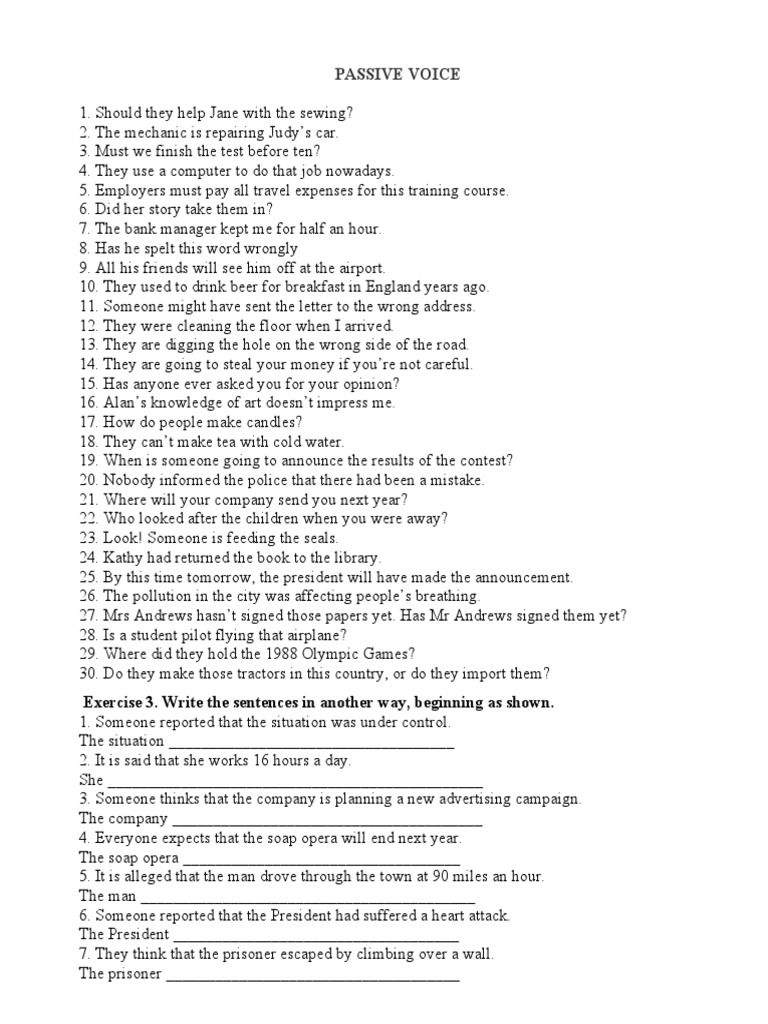 Passive Voice | PDF | Travel | Language Arts & Discipline