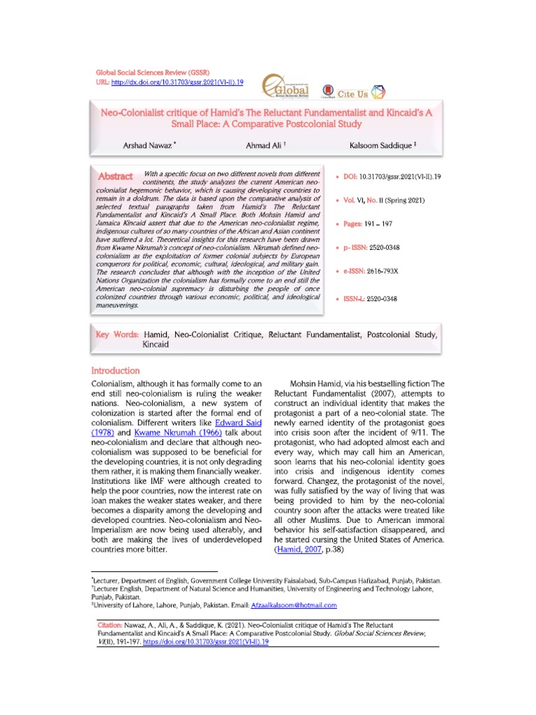 Neo Colonialism | PDF