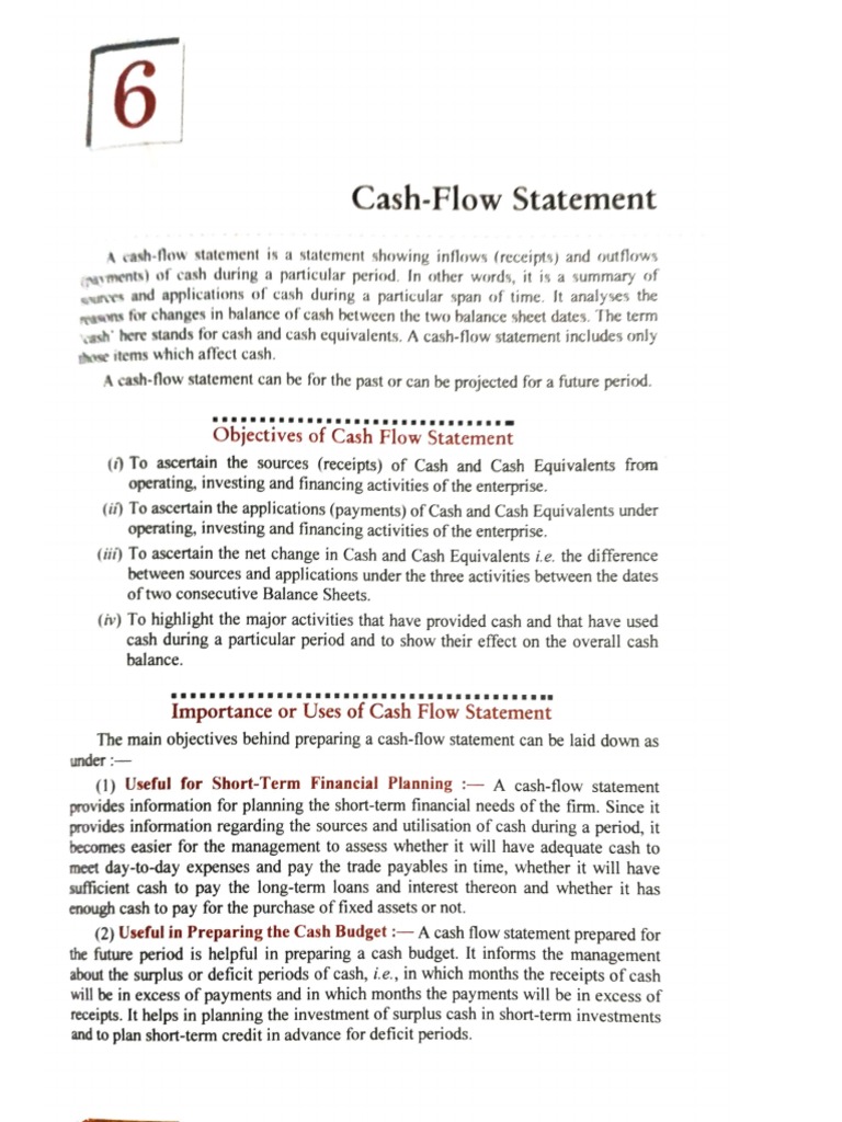 Cash Flow Statement Part 1 | PDF