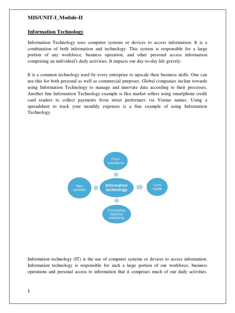 Mis Unit-I - M-Ii | PDF