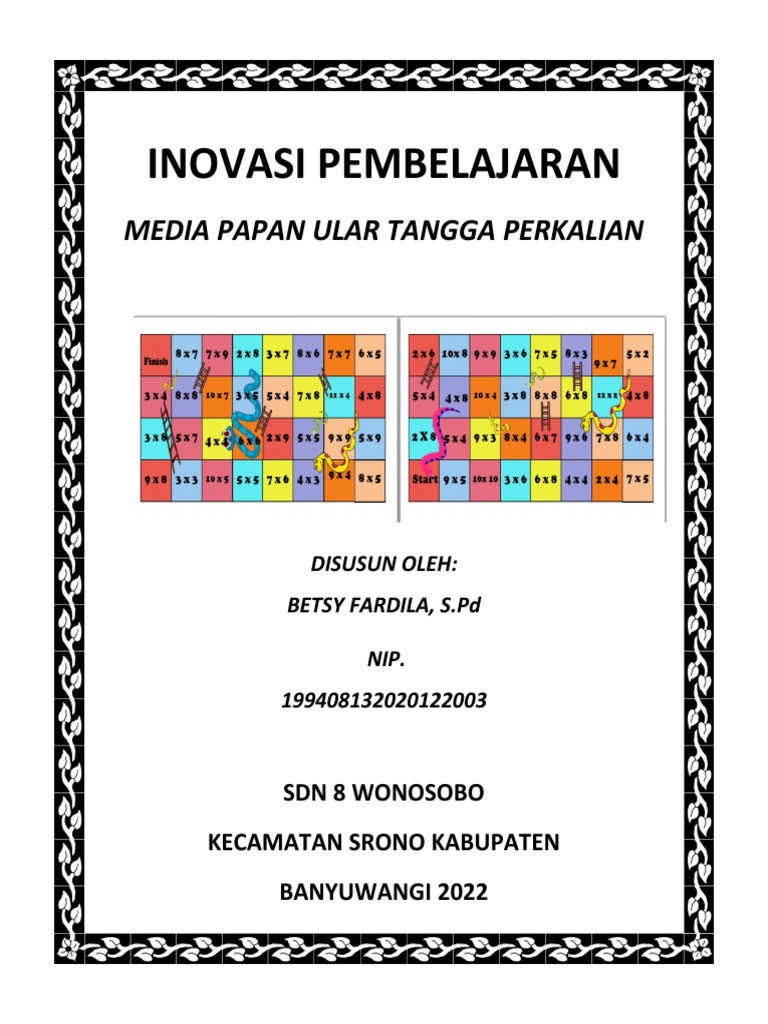 Inovasi Pembelajaranmedia Ular Tangga Perkalian | PDF