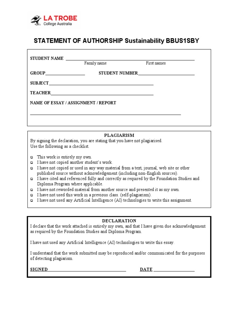 5 Assignment Cover Sheet Individual | PDF