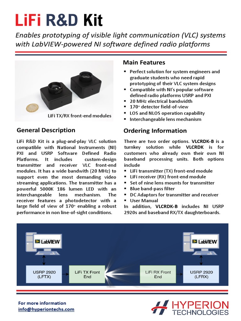 LiFi R&D Kit for Engineers & Students | PDF