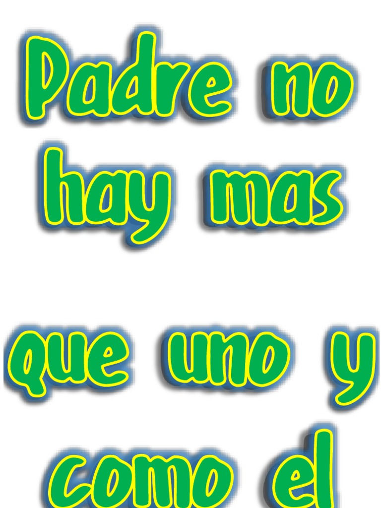 Letras para Papá | PDF