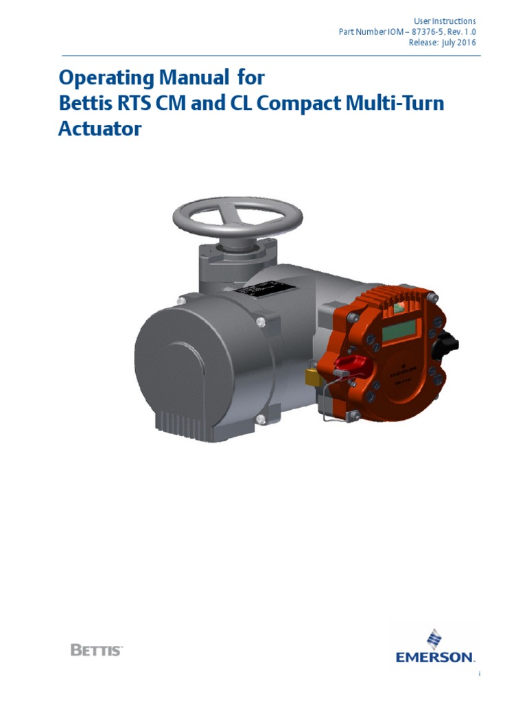 Bettis Rts Compact Fail Safe Actuators Brochure en Us 178862 1 | PDF