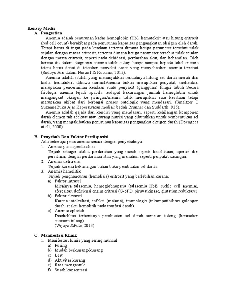 LP Anemia Baru | PDF