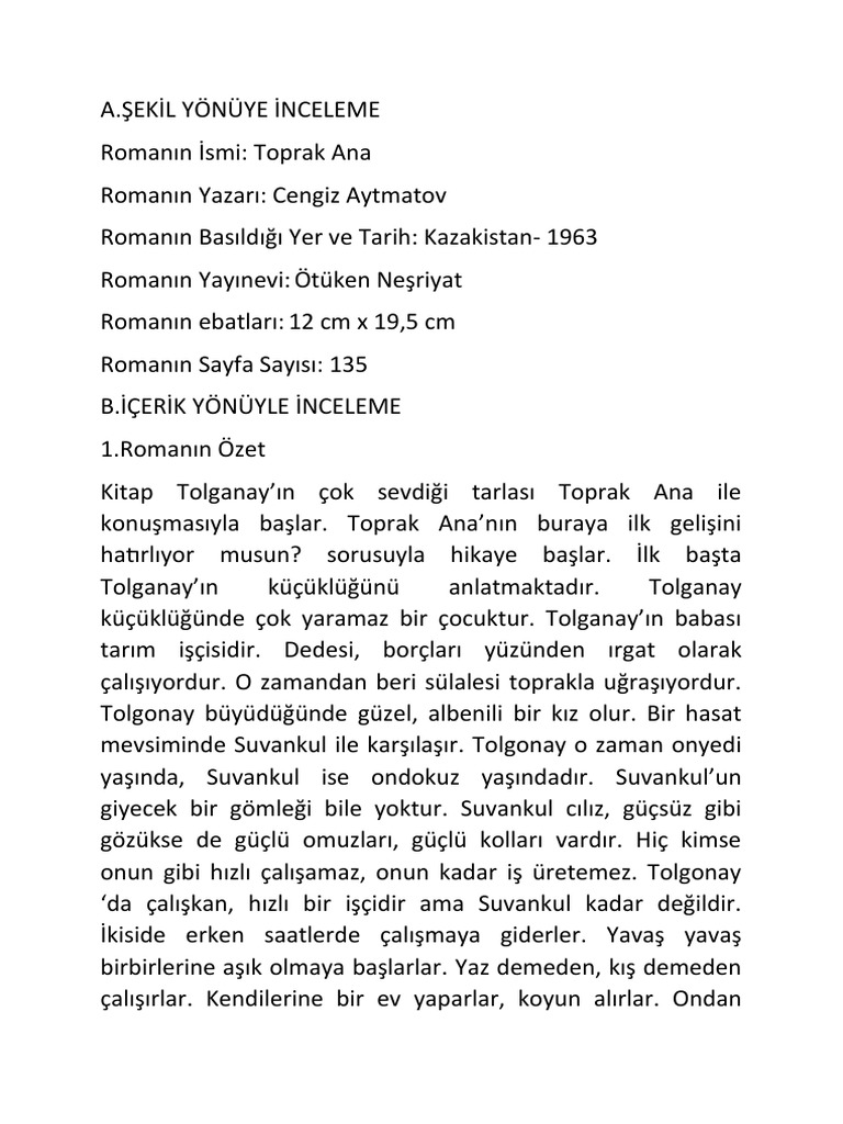 Toprak Ana | PDF