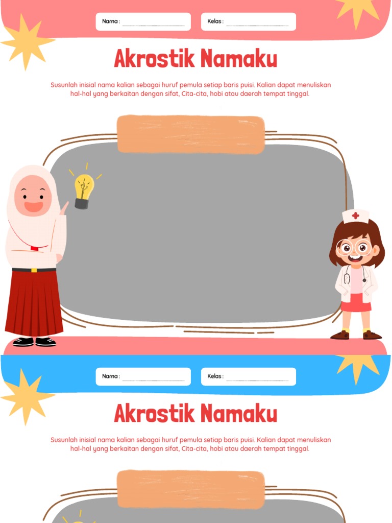 Lembar Kerja Akrostik | PDF