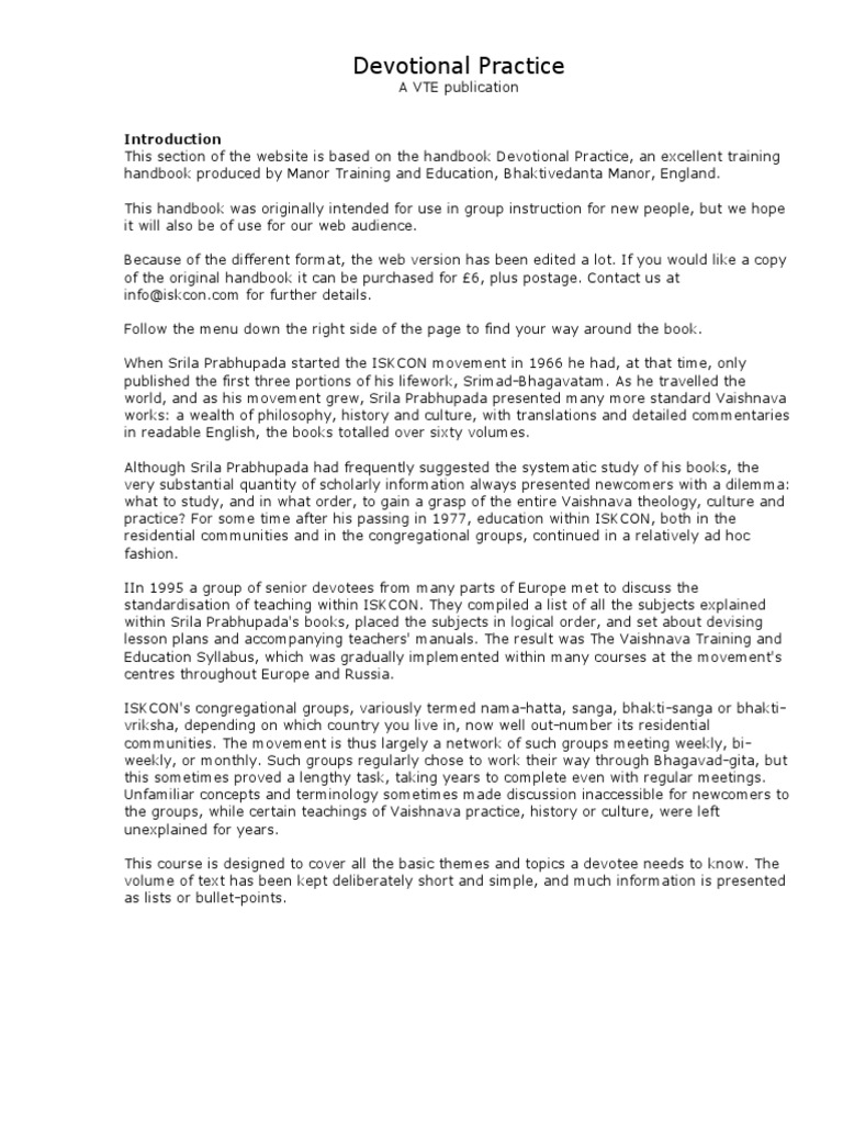 Devotional Practice | PDF | Gambling | Bhakti