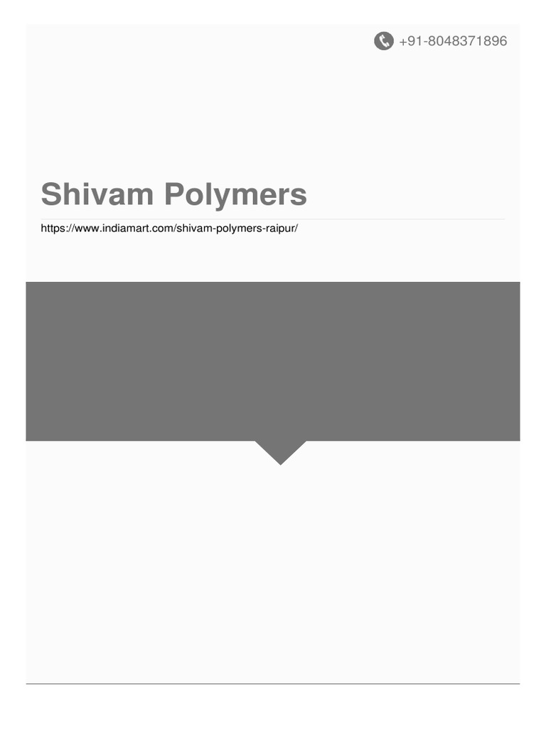 Shivam Polymers | PDF