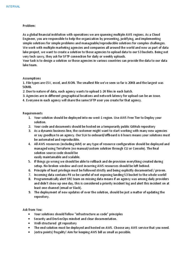 Assessment Developer | PDF | Amazon Web Services | Computing Assessment Developer | PDF | Amazon Web Services | Computing