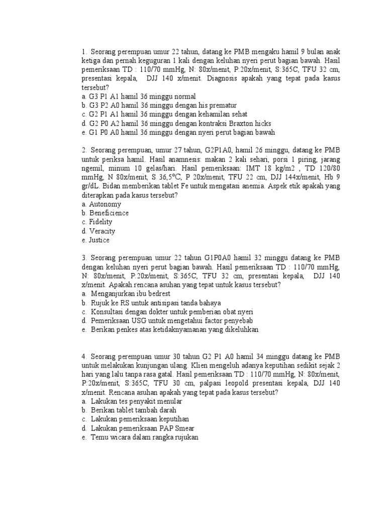 Latihan Bimbel | PDF | Sains & Matematika