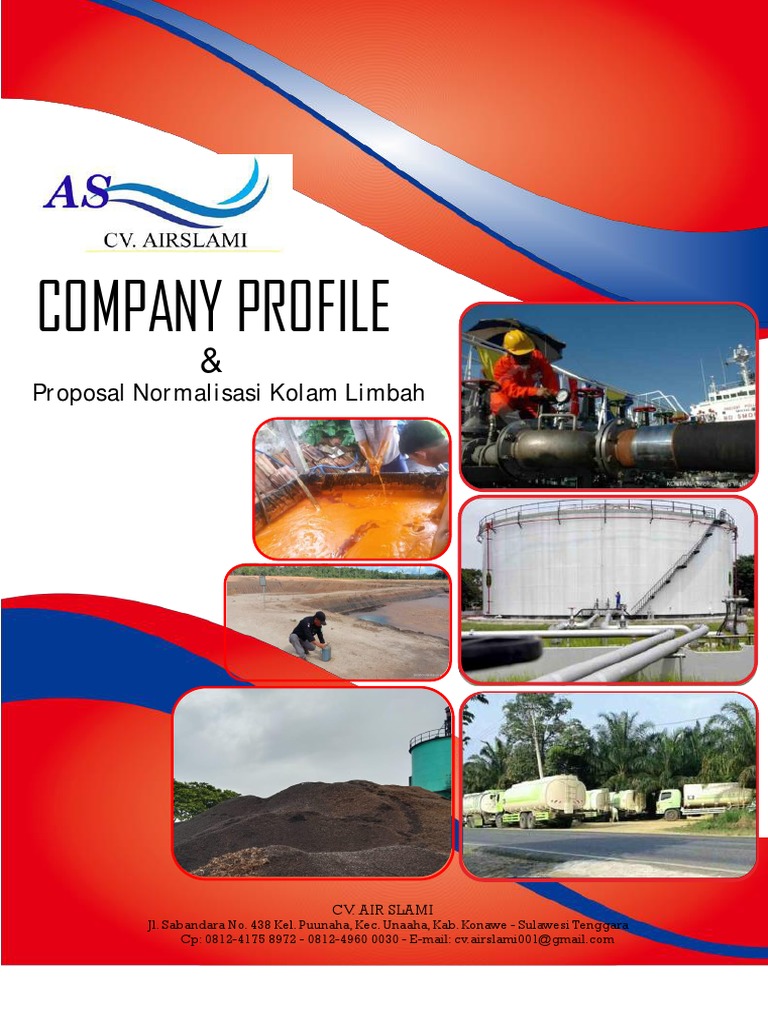 Compro Dan Pengelolaan Limbah CV Air Slami New | PDF