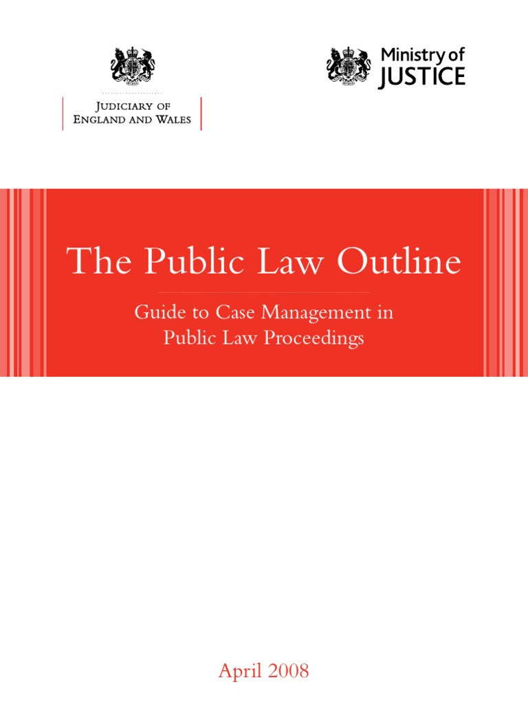 Public Law Outline Case Management Guide | PDF | Legal Guardian | Advocate