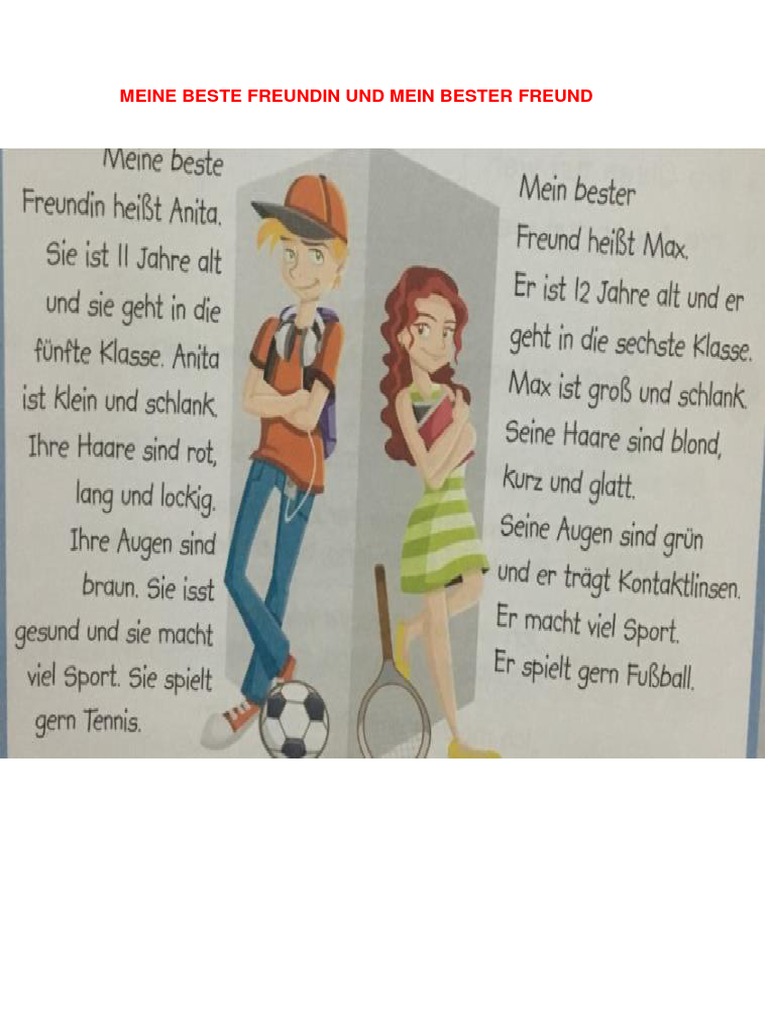 8.meine Beste Freundin Und Mein Bester Freund | PDF
