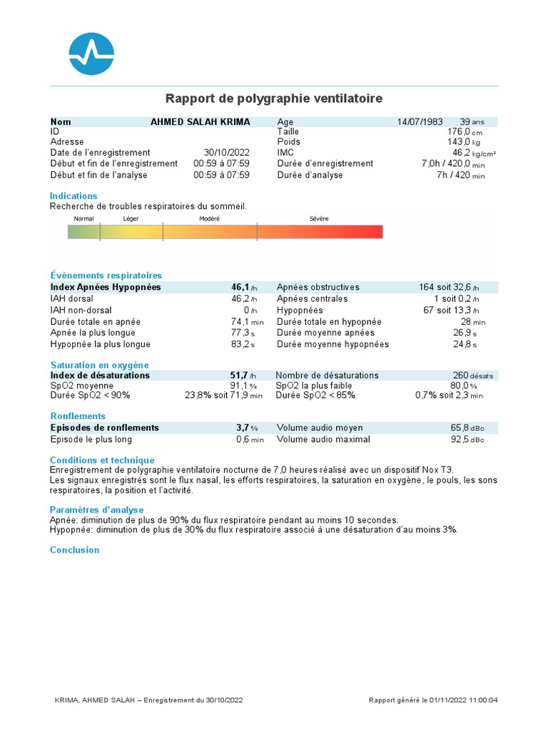 Rapport de Polygraphie | PDF