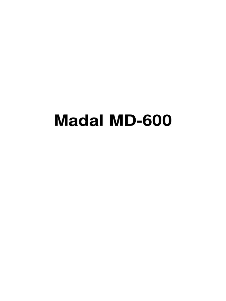 MD 600 - Tabela de Carga | PDF