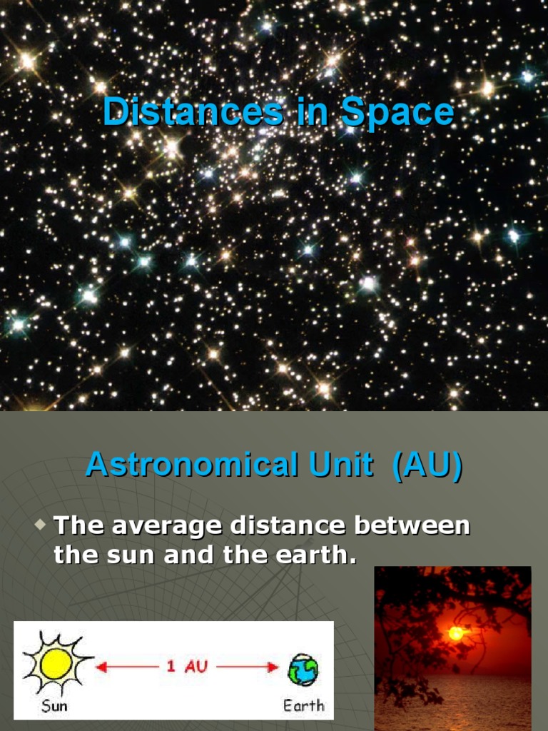 Distances in Space | PDF