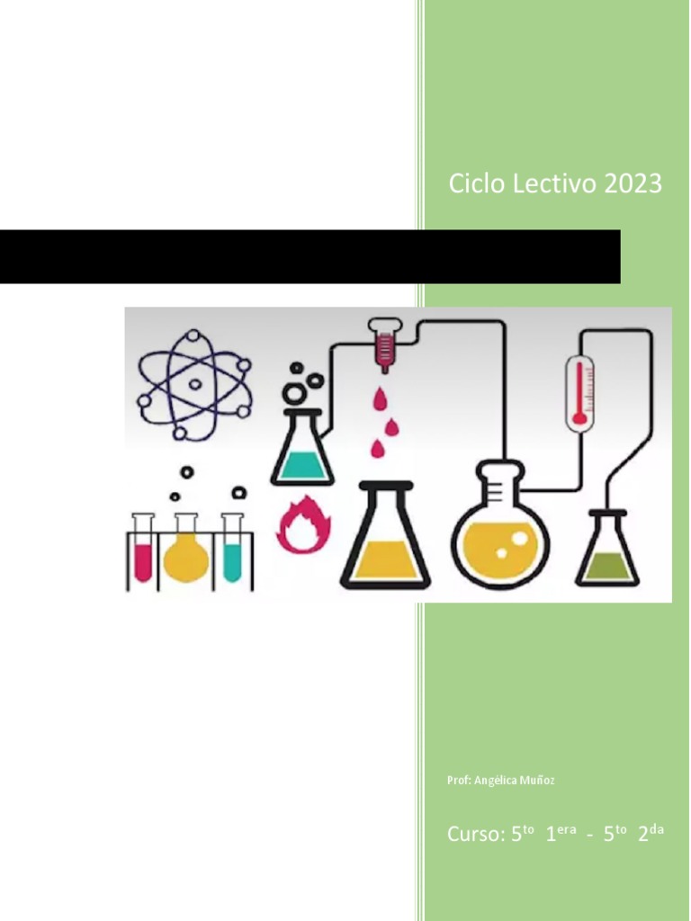 Cuadernillo de Introducción A La Quimica 2023 | PDF