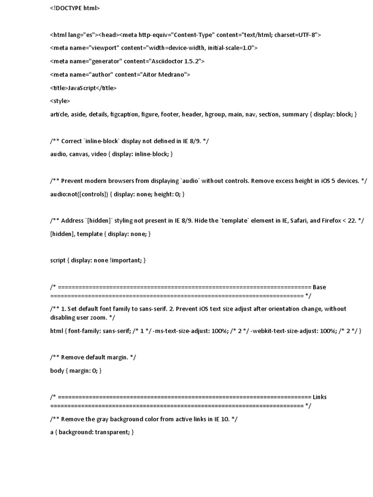 DOCTYPE HTML | PDF | J Query | Document Object Model