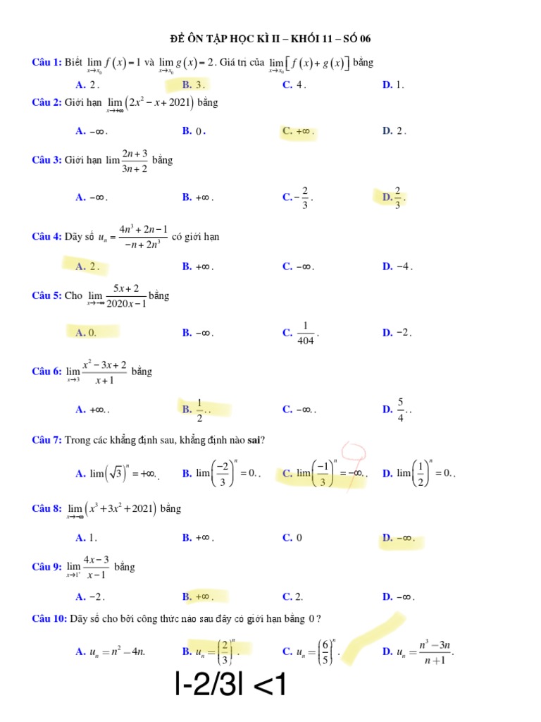 ĐỀ ÔN HKII 11 | PDF