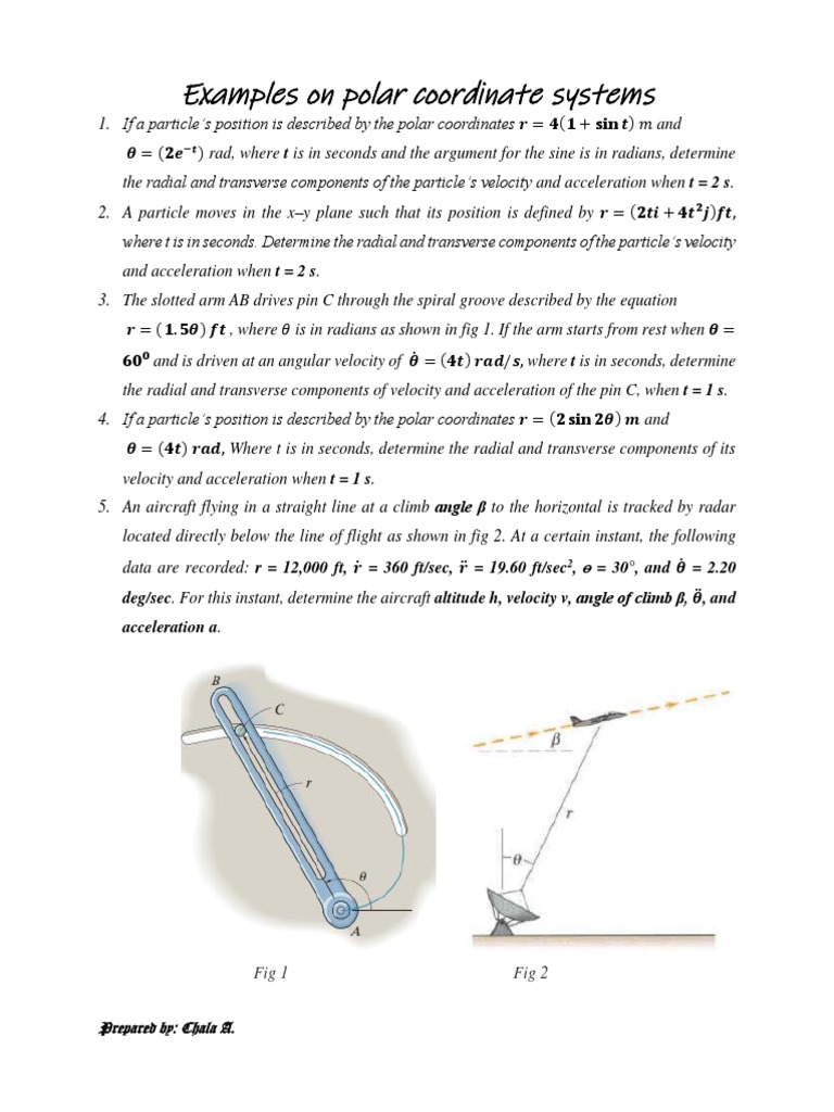 Polar Coordinate Example | PDF