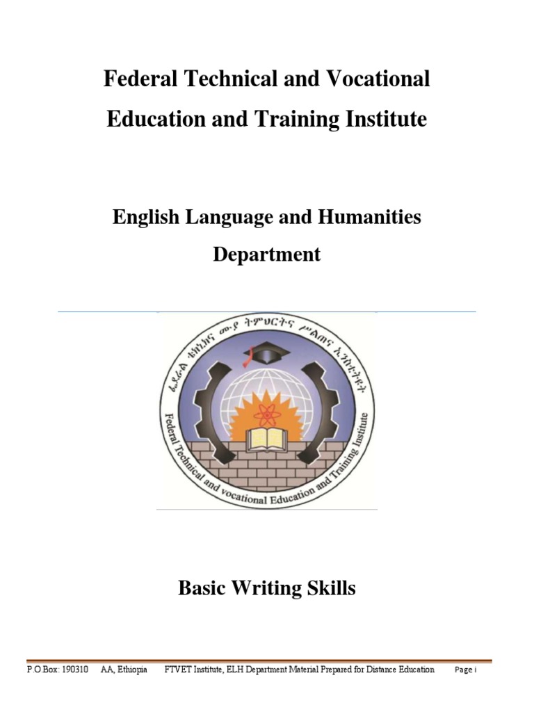 Basic Writing Skills Module | PDF | Subject (Grammar) | Sentence ...