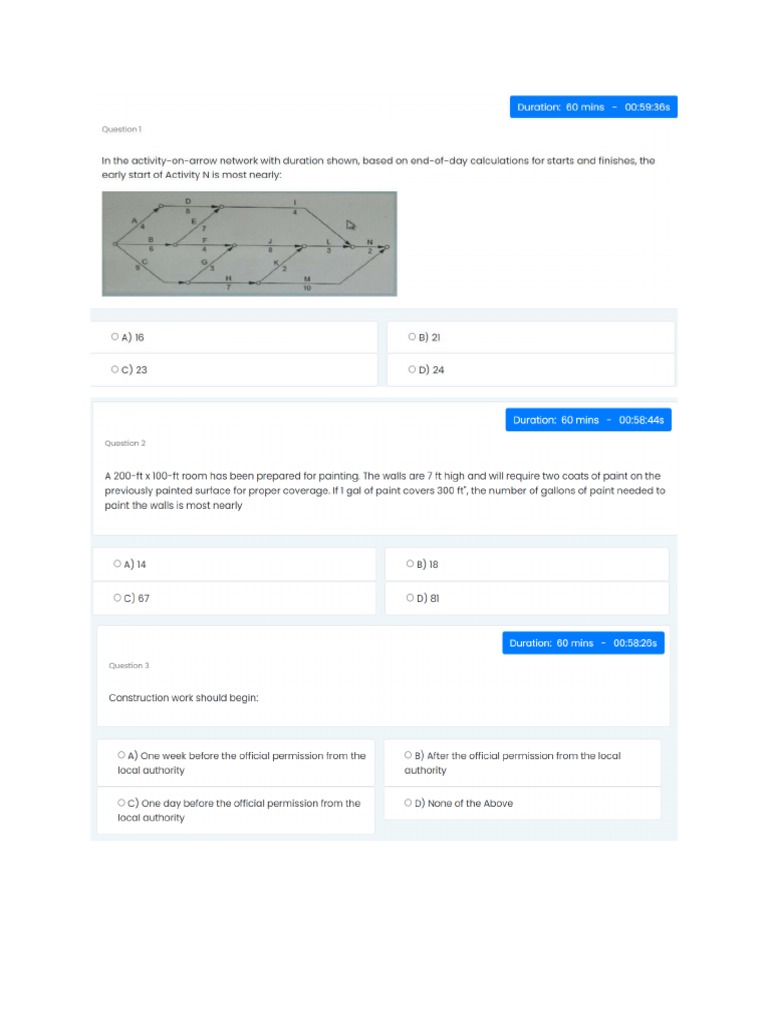 UPDA/MMUP-Civil Questions | PDF