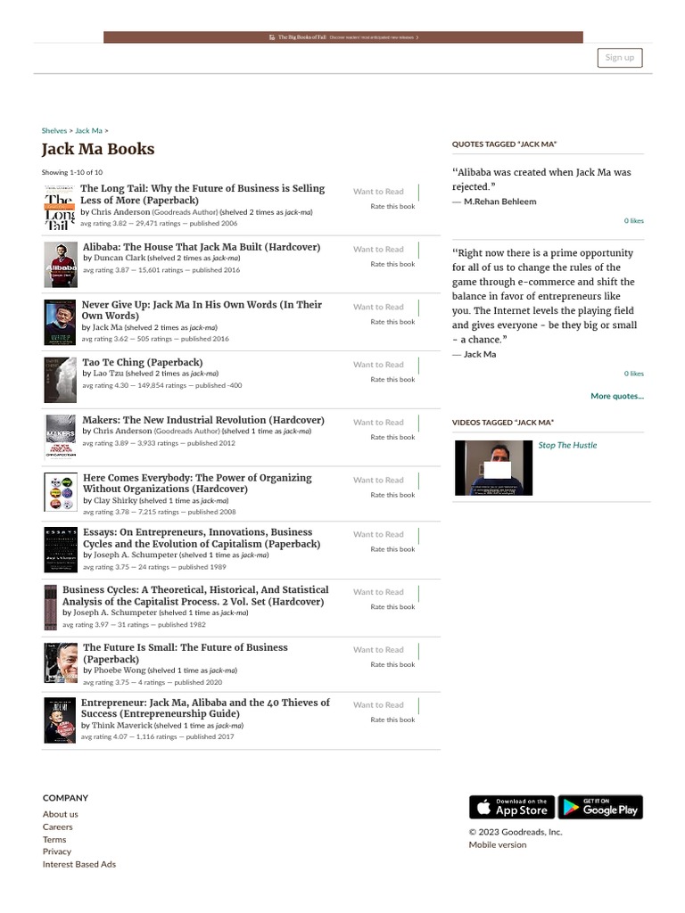 Jack Ma Books | PDF | Business | Economies