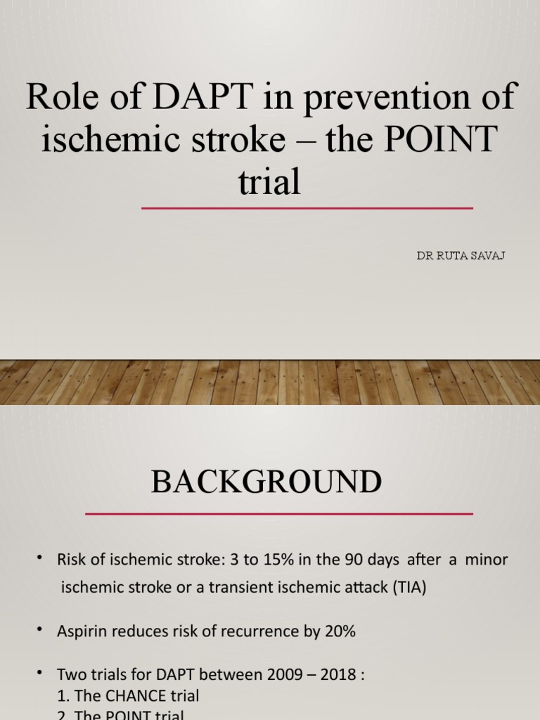 POINT Trial | PDF | Stroke | Aspirin